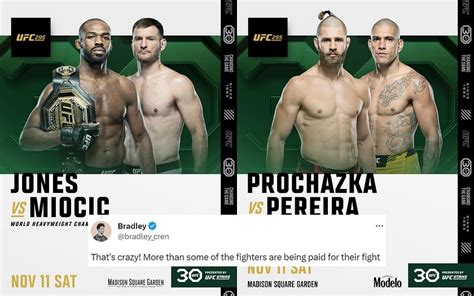 More Than Some Of The Fighters Are Being Paid For Their Fight Ufc