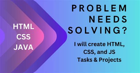 Create Html Css And Js Projects And Tasks By Nimraimamshah12 Fiverr