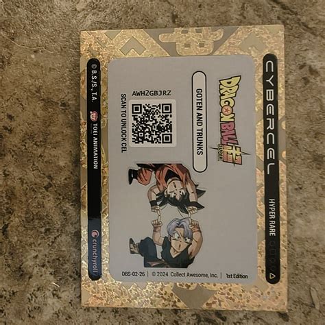 Dragonball Z Cybercel Series 2 Goten And Trunks Hyper Rare Ebay
