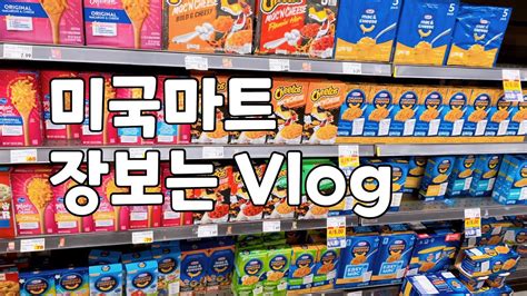 미국마트에서 🇺🇸 장보는 브이로그🛒58 장보기 Vlog 미국 시골 마트 미국 물가 Youtube