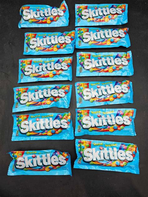 Skittles Tropical Candy 12 X 61g