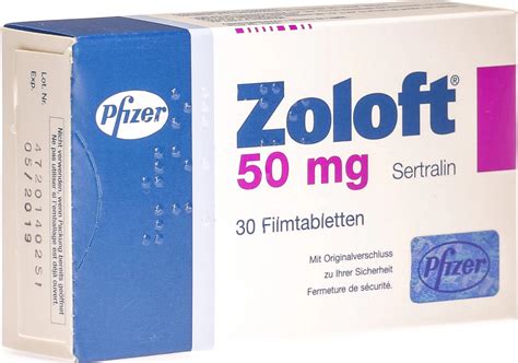 Zoloft Tab 50 Mg 30 S