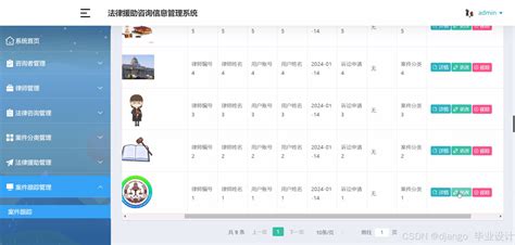 Python毕设 法律援助咨询信息管理系统程序论文cn Python 工具 Csdn博客