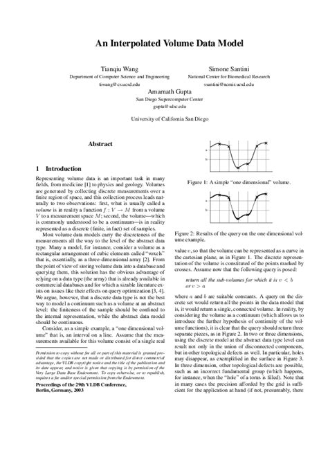 Pdf An Interpolated Volume Data Model