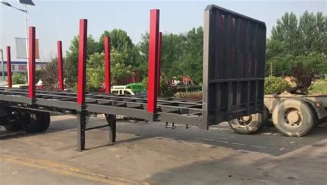 Log Wood Transport Loader Transport Semi Trailer High Quality Log Wood