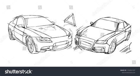Car Crash Drawing