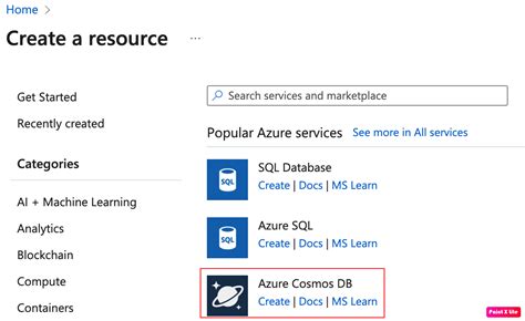 azure cosmos db using node js and azure cosmos to perform read write