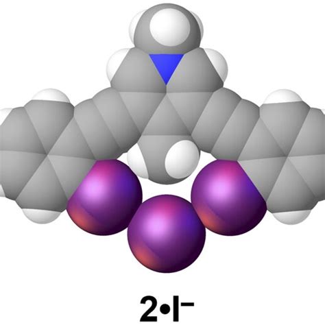 iodide structures of 1 3 each receptor adopts a bidentate