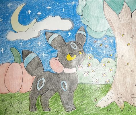 Umbreon S Fall Sketch By Nikkigamer On Deviantart