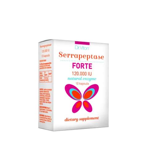 Dr. Viton Serrapeptase Forte 120,000 IU 10 kapsula | povoljna cena ...