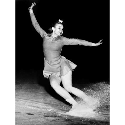 Ice Skater Vera Hruba Ralston Portrait 16 X 20