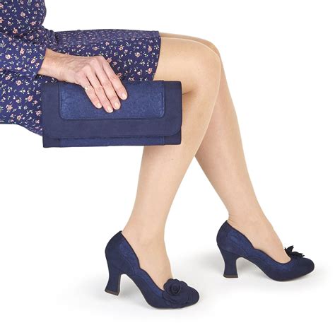 Chrissie Navy Ruby Shoo