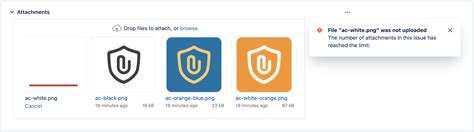 Limit The Number Of Attachments Per Issue