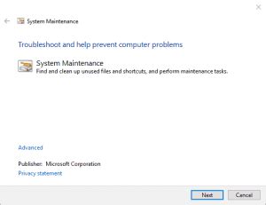 FIX Automatic Maintenance Is Unavailable On WIndows