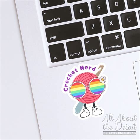 Crochet Sticker Crochet Nerd Sticker Yarn Lover T Idea For Crochet
