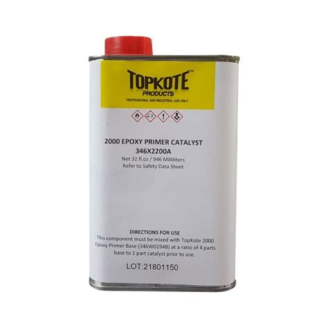 2000 Epoxy Catalyst Get Excellent Adhesion With A Epoxy Primer Catalyst From Topkote