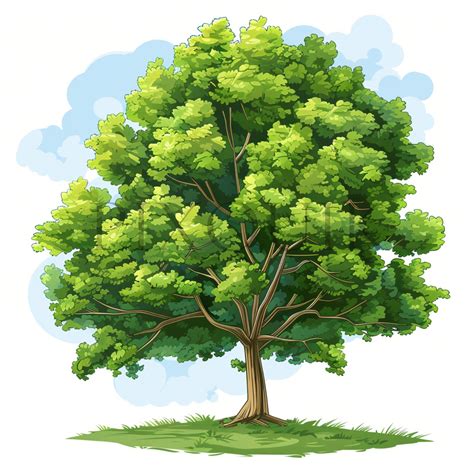 Sycamore Tree Clipart High Quality  Illustrations Digital Prints
