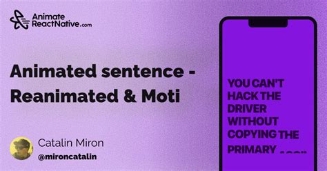 React Native Animations Animated Sentence Reanimated And Moti
