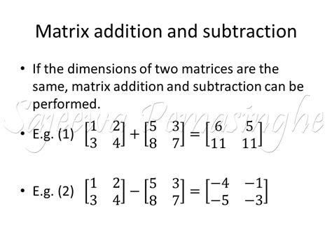 Matrix Algebra With Python Implementation Sajeewa Pemasinghe