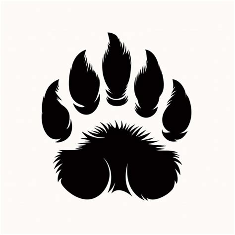 Wolf Paw Print Logo Free Vectors And Psds To Download