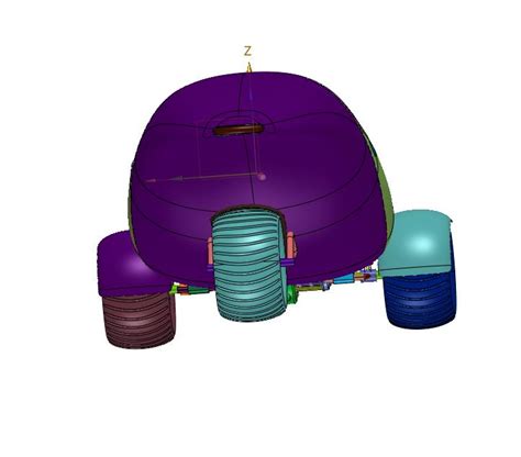 带顶棚倒三轮概念新能源车step 模型图纸下载 懒石网