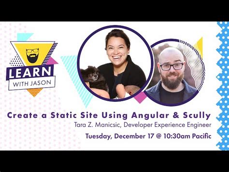 Free Video Creating Static Sites With Angular And Scully From Learn