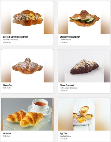 Breadtalk Philippines Menu Prices Updated 2025
