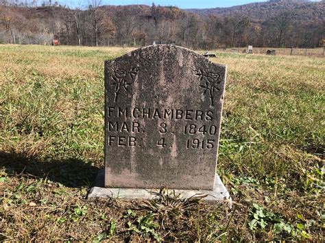 Francis Marion Chambers 1840 1915 Find A Grave Memorial