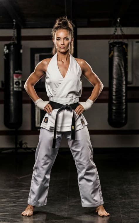 Muscular Karate Girl By Aifitkaratechicks On Deviantart