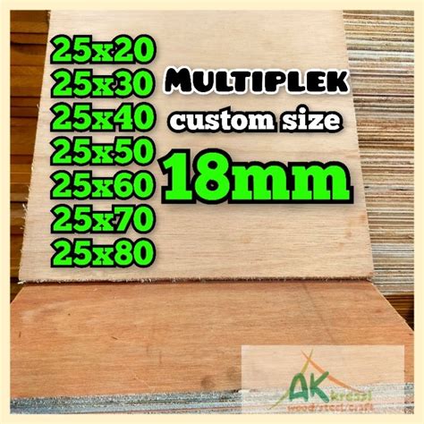 Jual Multiplekplywood Potongan Tebal 18mm Shopee Indonesia