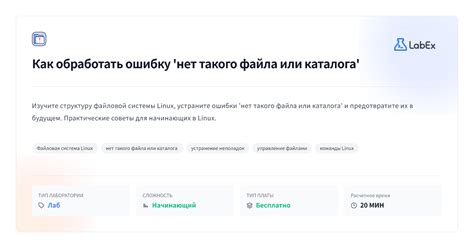 Ошибка No Such File Or Directory в Linux как исправить и