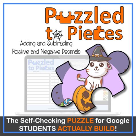 Adding And Subtracting Positive And Negative Decimals Puzzled To Pieces Made By Teachers