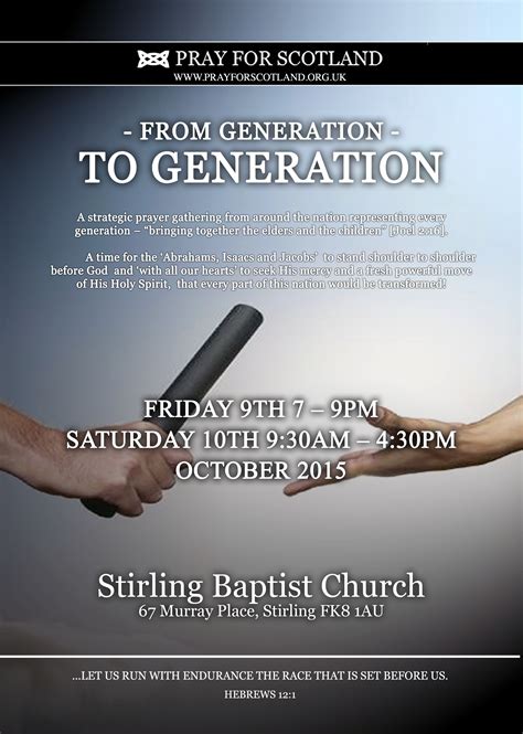 Pfs Prayer Conference From Generation To Generation October 2015