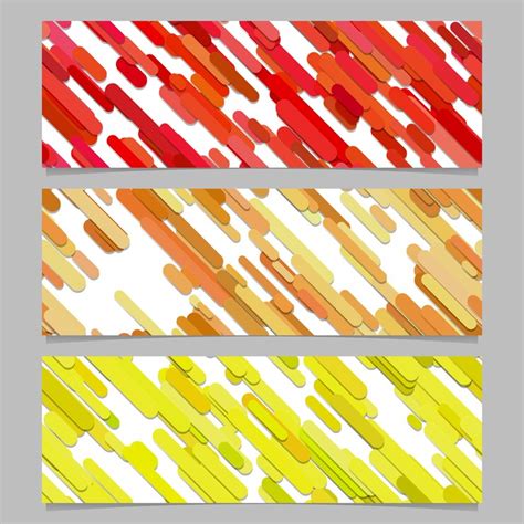 Free Vector Seamless Colorful Random Diagonal Stripe Pattern Banner Background Design Set