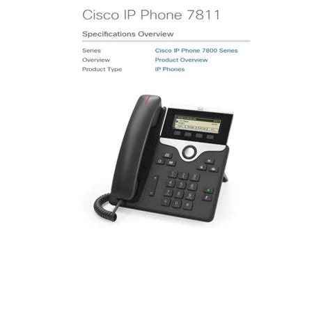 Cisco IP Phone 7811 CP 7811 K9 Shopee Malaysia