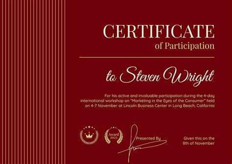 Elegant Certificates Renderforest