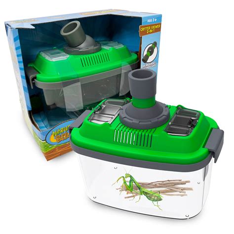 2 In 1 Habitat With Microscope For Insects And Other Critters Includes