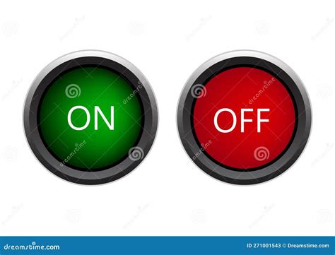 On OFF POWER Button Vector Design Illustration Stock Illustration Illustration Of Electricity
