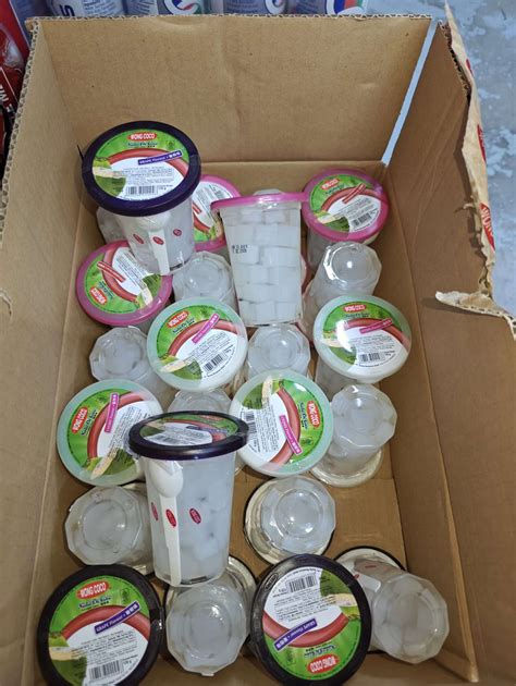 [ 235g X 24cups ] Wong Coco Nata De Coco Two Flavours Coco Pandan Lychee Teck Leong