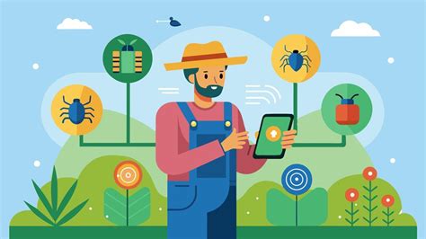 Premium Vector A Farmer Receives Realtime Alerts On Their Smartphone