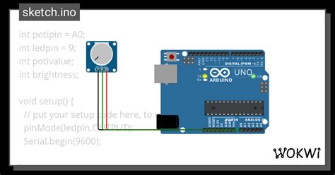 HWE POTI PLOT Wokwi ESP32 STM32 Arduino Simulator