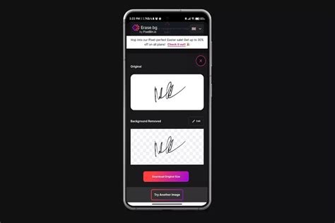 How To Remove Background From Signature Using Android Apps