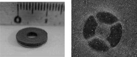 Magnetic Rotor From Ndfeb Ink With A Fesi Magnetic Shunt Left And
