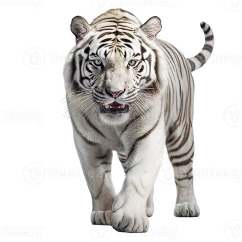 Close Up Of A Big White Tiger 24280402 Png