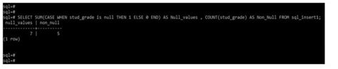 Sql Null Values How Do Sql Null Values Works With Count And Column