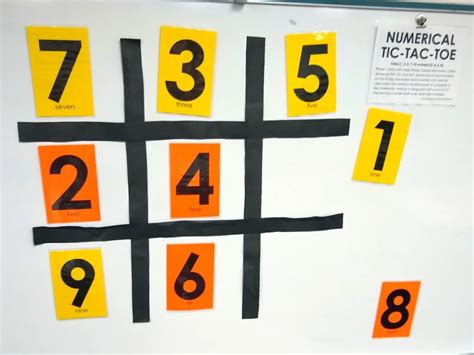 Numerical Tic Tac Toe Math Love Worksheets Library