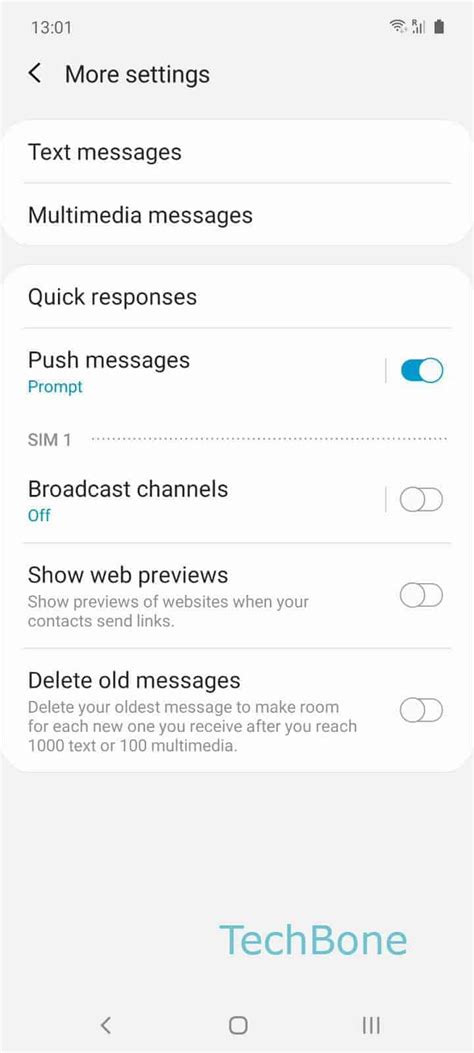How To Enable Or Disable Message Delivery Report Samsung Manual Techbone