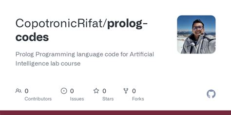 GitHub CopotronicRifat Prolog Codes Prolog Programming Language Code For Artificial