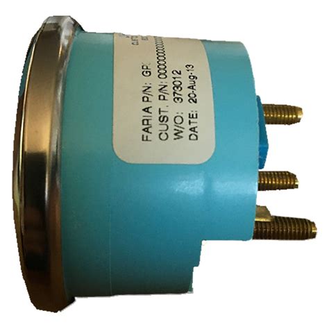 Faria Beede Instruments® Chesapeake Series Black Dialpolished Stainless Steel Bezel 206 In