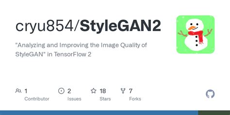 Github Cryu854stylegan2 Analyzing And Improving The Image Quality Of Stylegan In Tensorflow 2